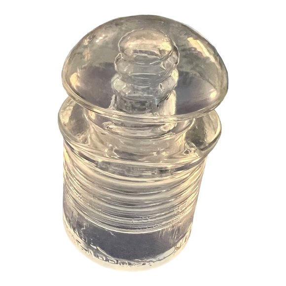 Pyrex | Art | Vintage Pyrex Clear Glass Electric Pole Insulator Made ...